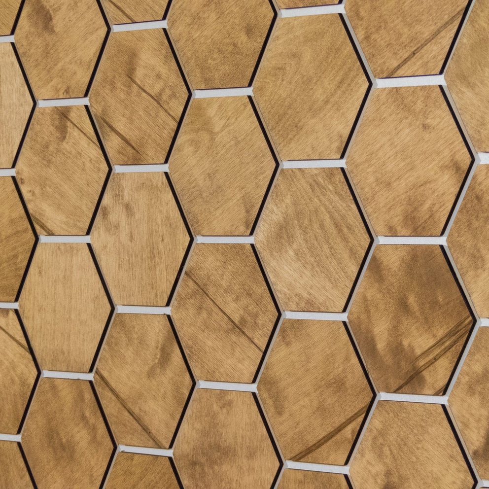 Hexagon Wood Wall Panels For Sale - Hexagonica